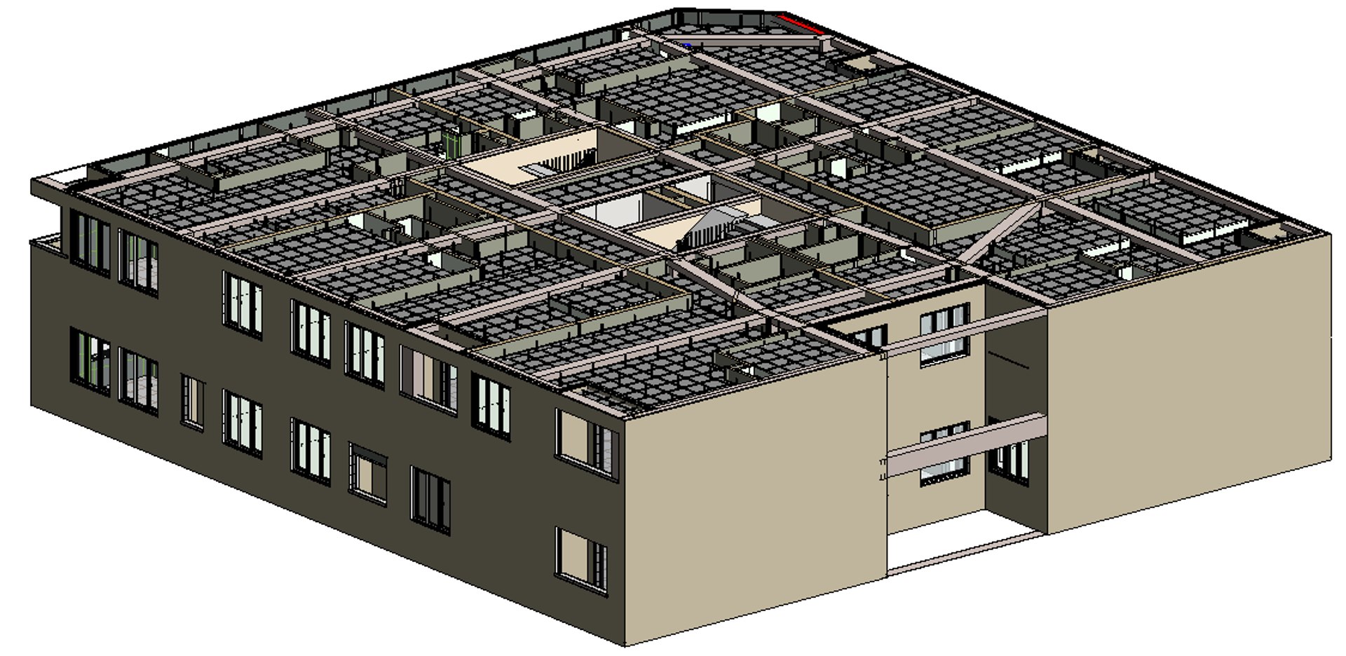 Revit Architecture Structure Mechanical LOD 400 3D model - TurboSquid ...