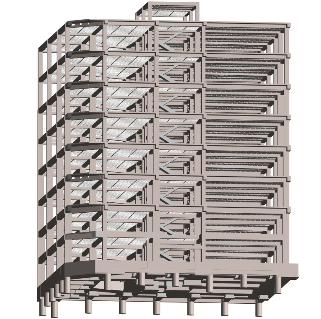Revit Architecture Structure Mechanical LOD 400 3D model - TurboSquid ...