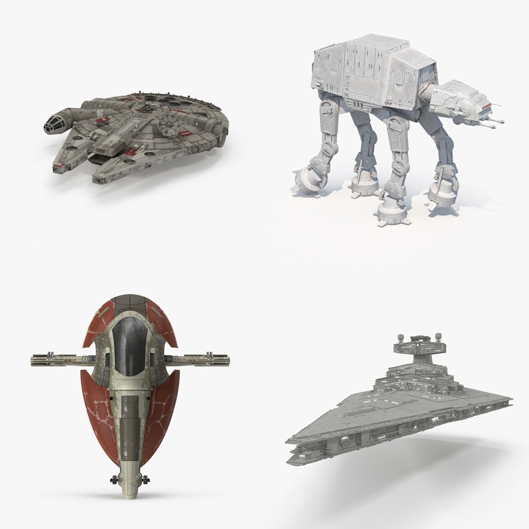 3d Model Star Wars Vehicle