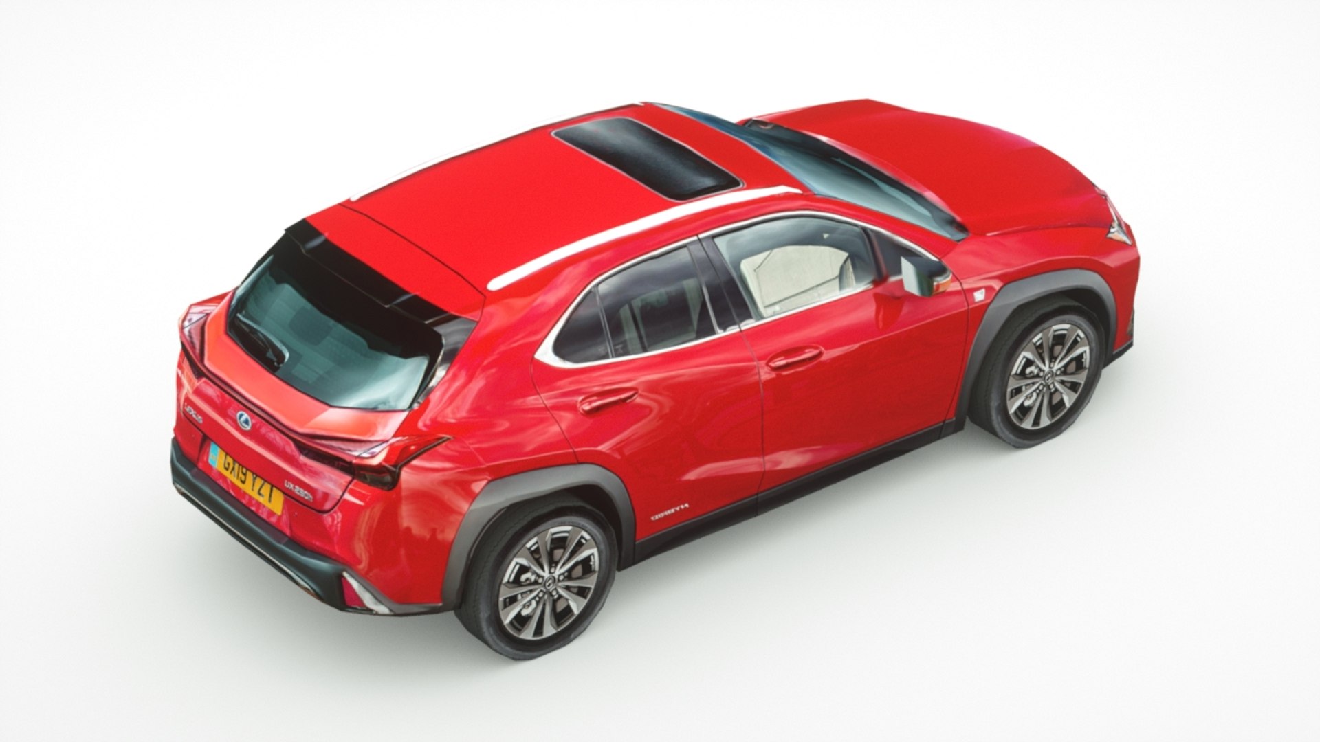 3D Lexus Ux 2019 - TurboSquid 1429099