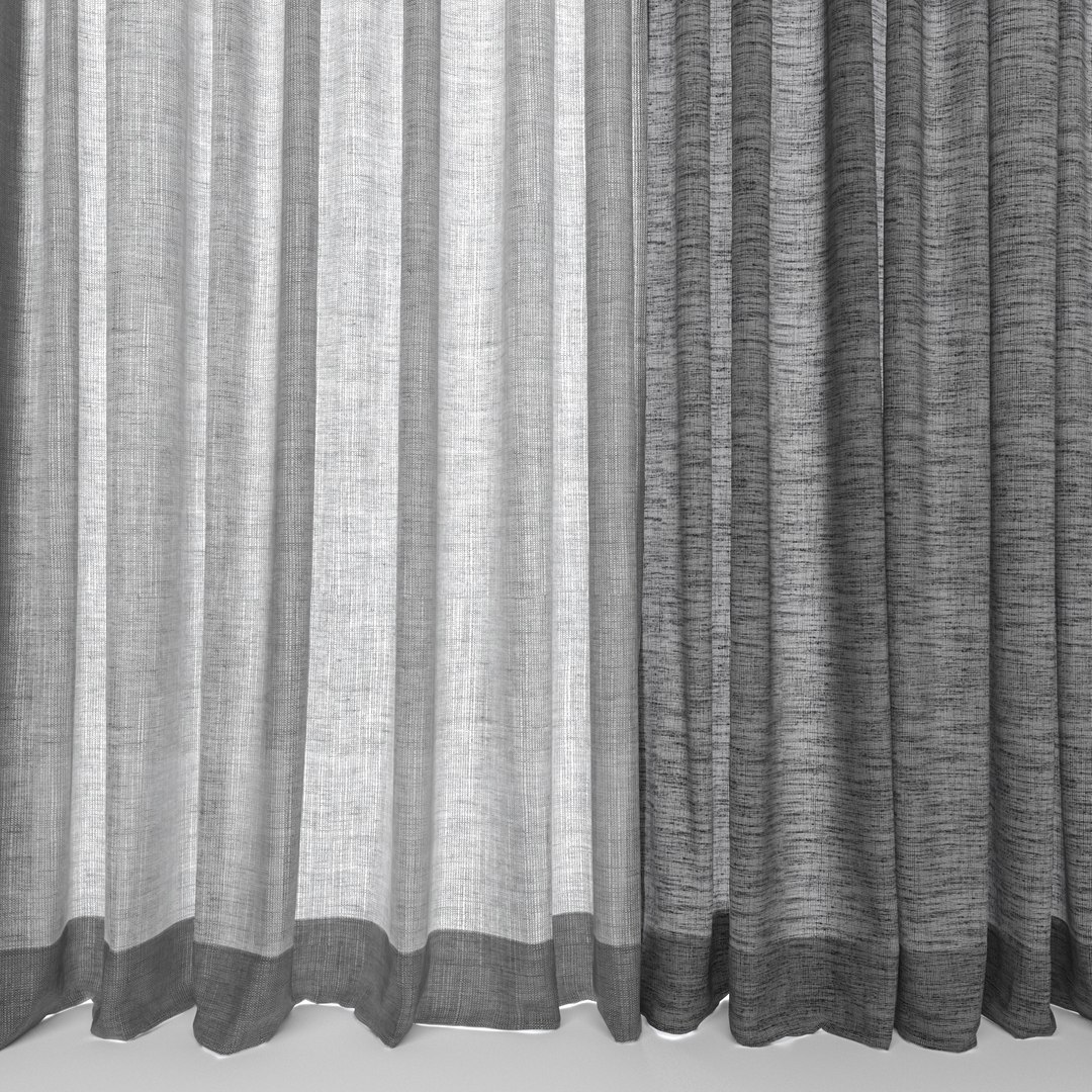 Curtain Model - TurboSquid 1595886