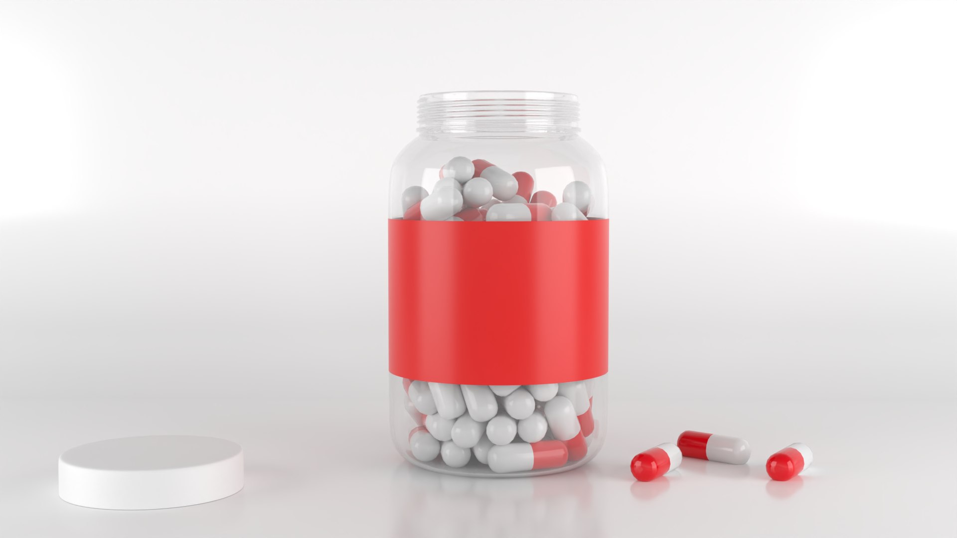 3D Model Capsule Bottle 3D Model - TurboSquid 2414378