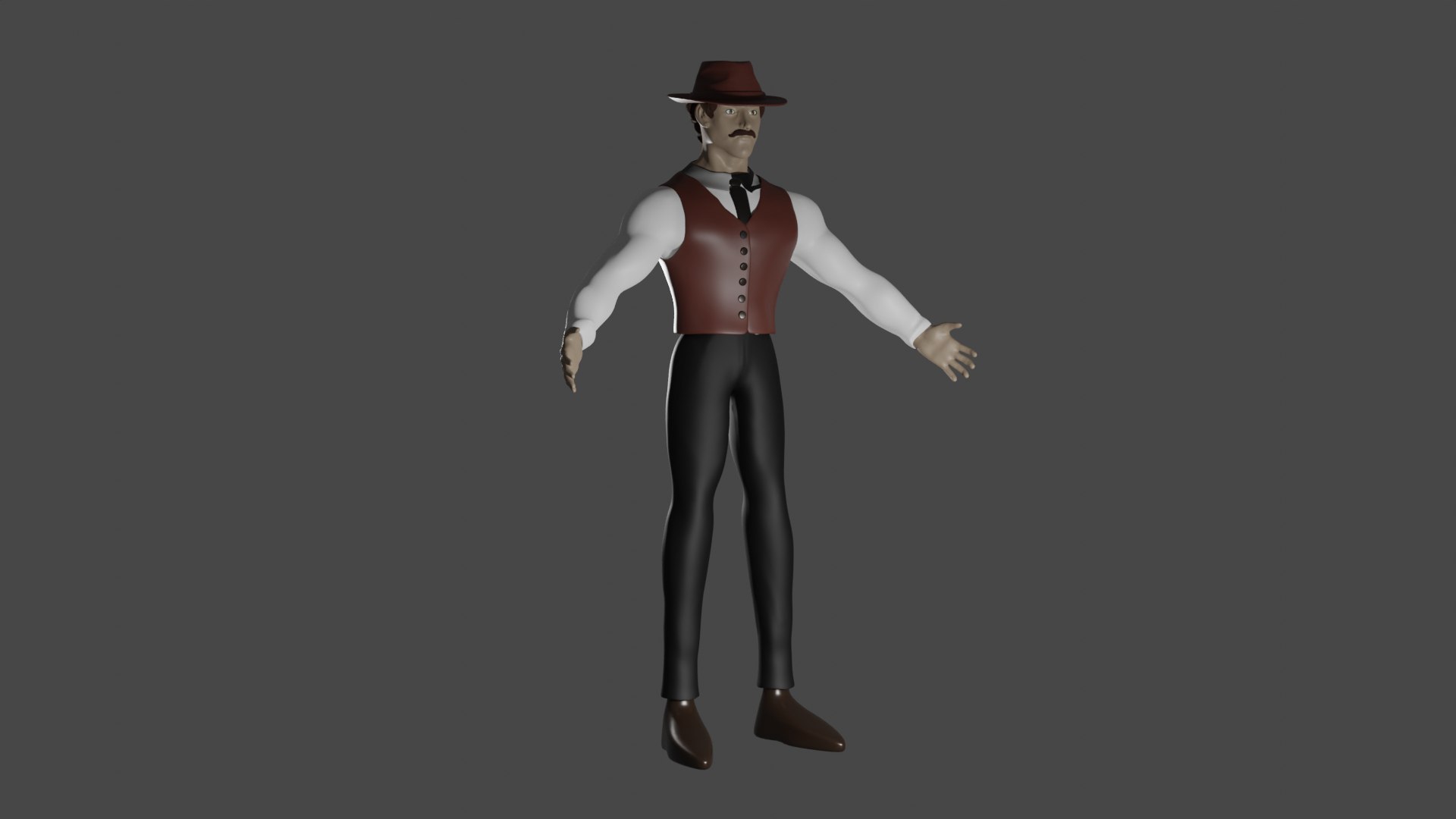 Elegant Gentleman Character 3D Model - TurboSquid 2005683