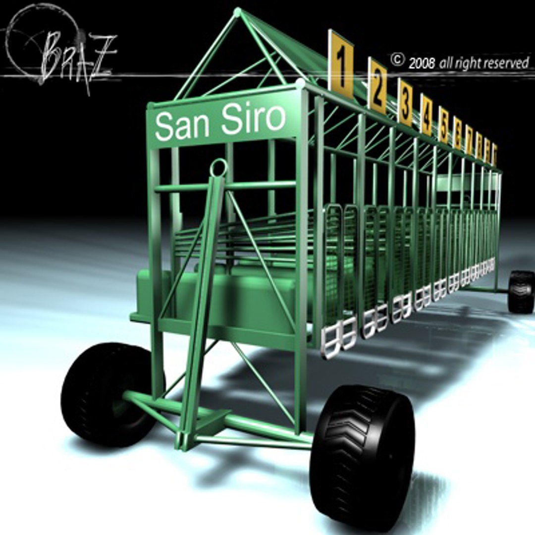 3d 3ds Horses Start-cages Start Cages