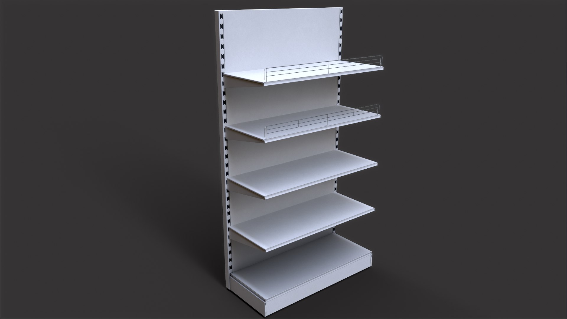 3D Retail Shelving - TurboSquid 2358250