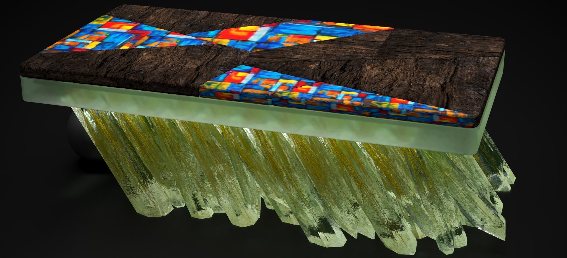 3D NORDSK NORVIC CRYSTALLINE COFFEE TABLE 2023 - TurboSquid 2162633