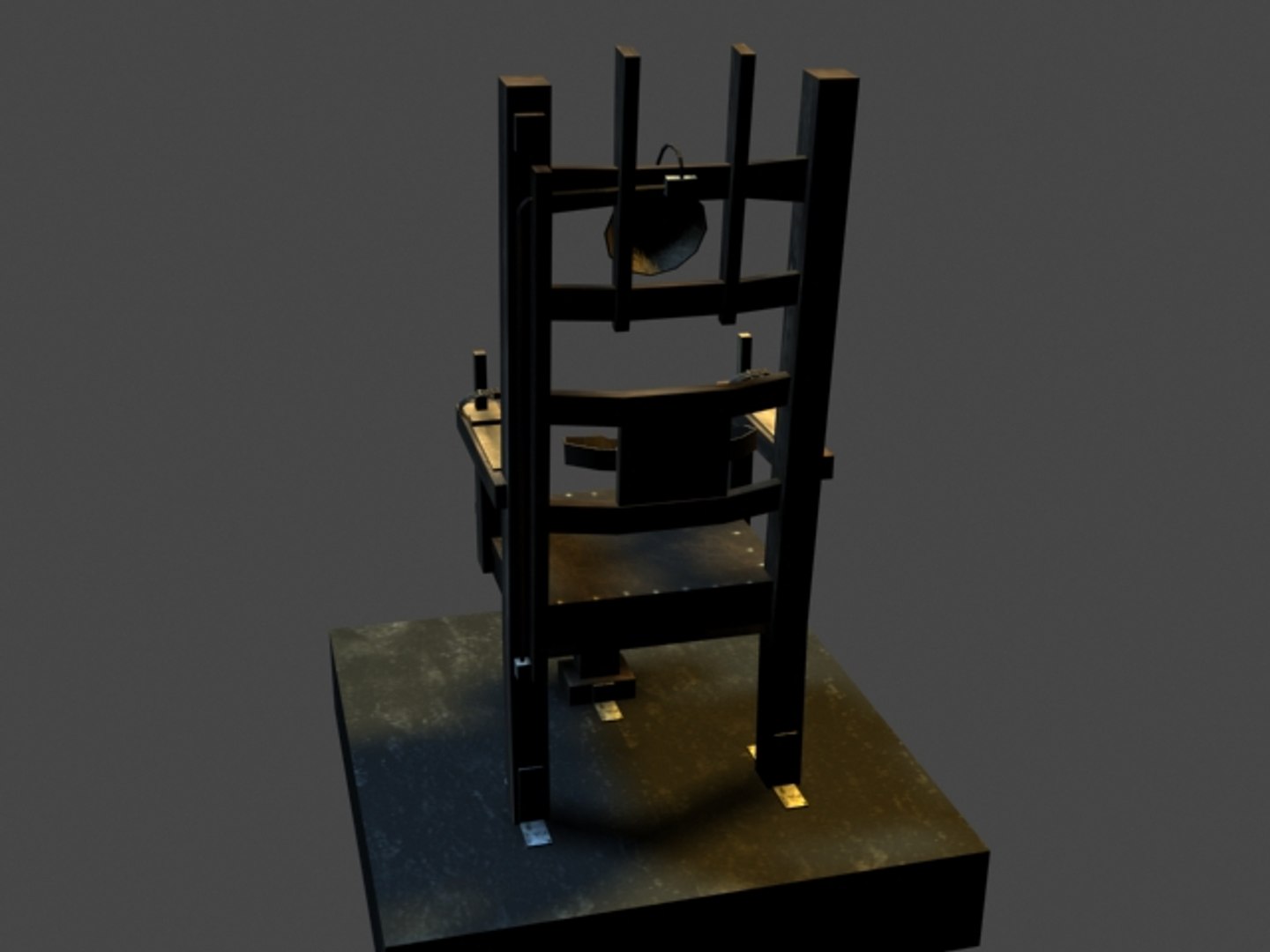Electric Chair 3d Model