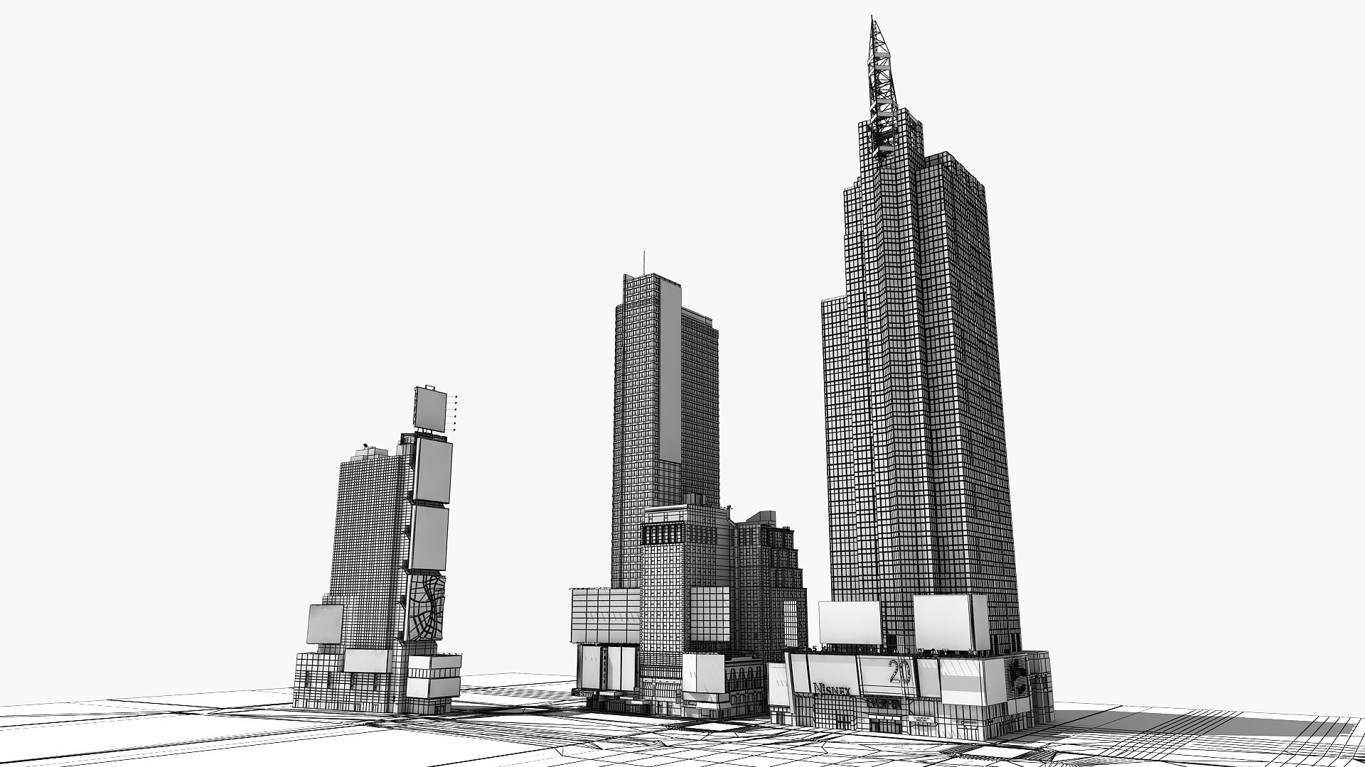 Times Square Section 4 Model - TurboSquid 2144985