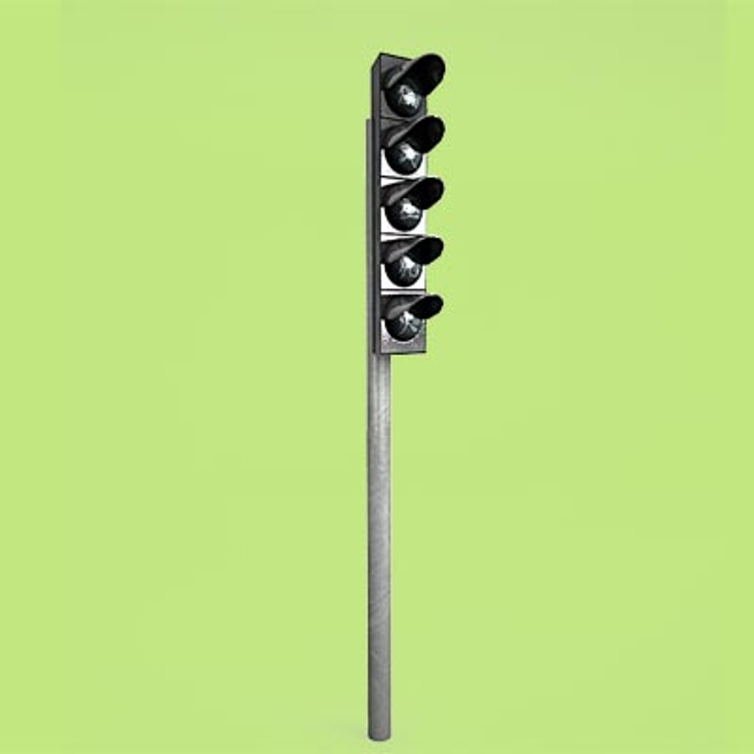 Chinese Traffic Lights 3d Max
