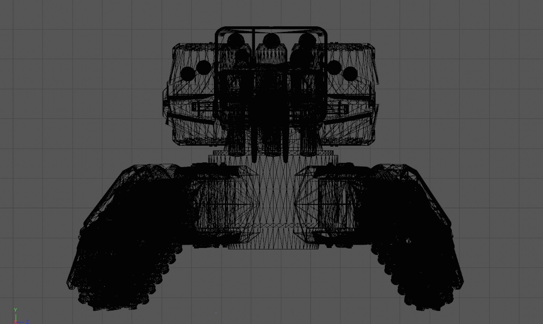 3D Model Sci-fi Tank Gun Robot - TurboSquid 1987977