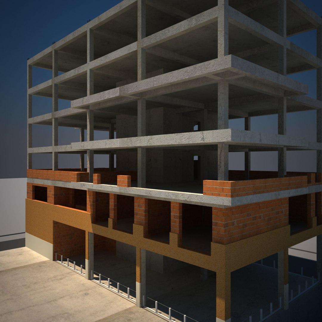 Grow Building Architecture 3d Max