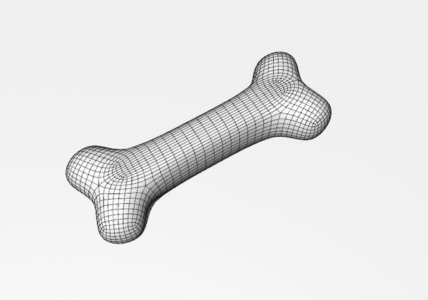 Free 3D cartoon bone - TurboSquid 1614756