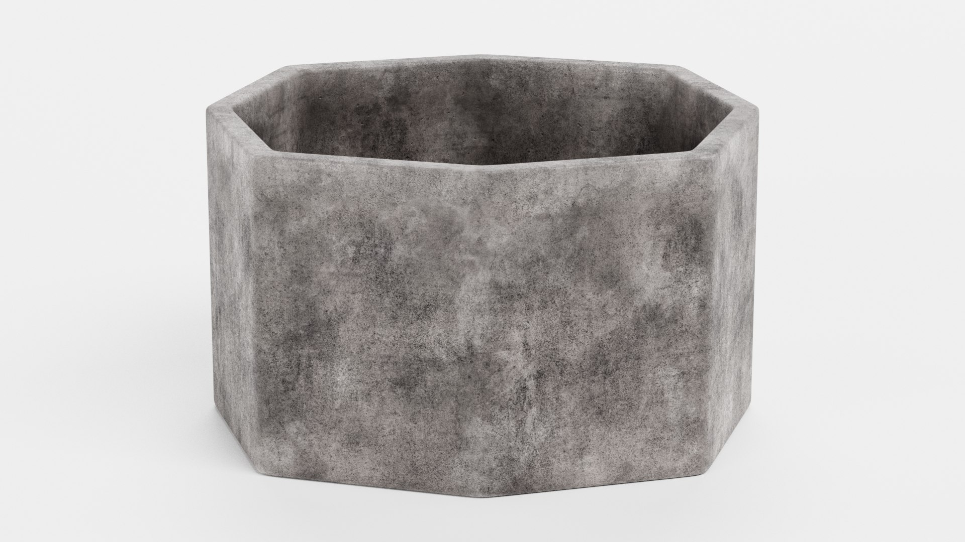 Concrete Flower Pot 3D Model - TurboSquid 1652222