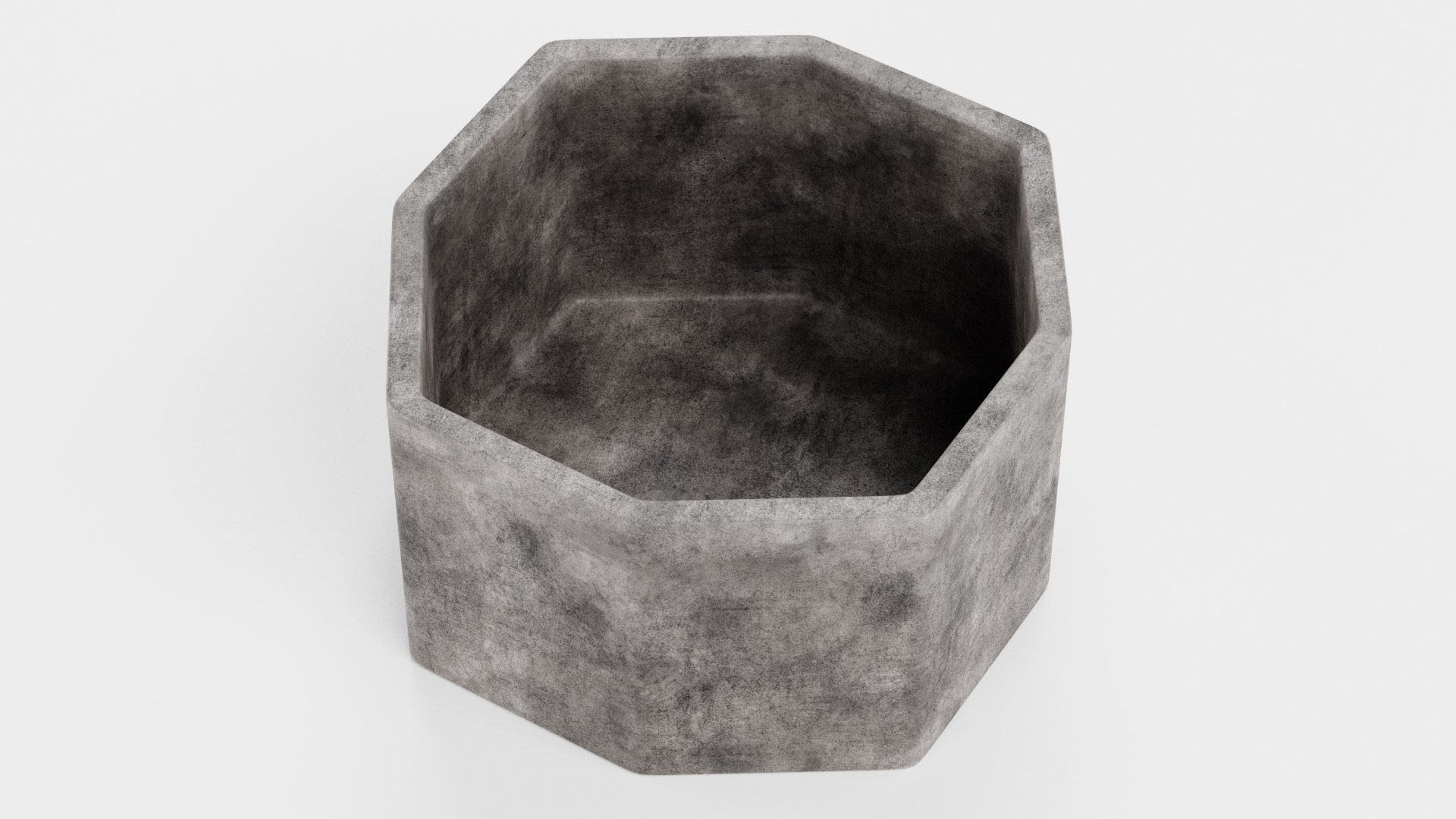 Concrete Flower Pot 3D Model - TurboSquid 1652222