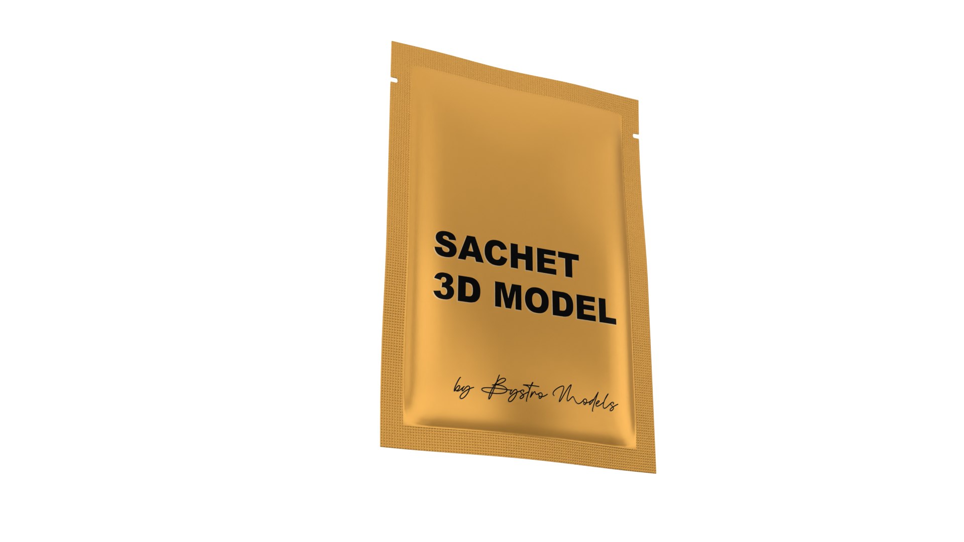 3D Model Sachet 2 - TurboSquid 2276273