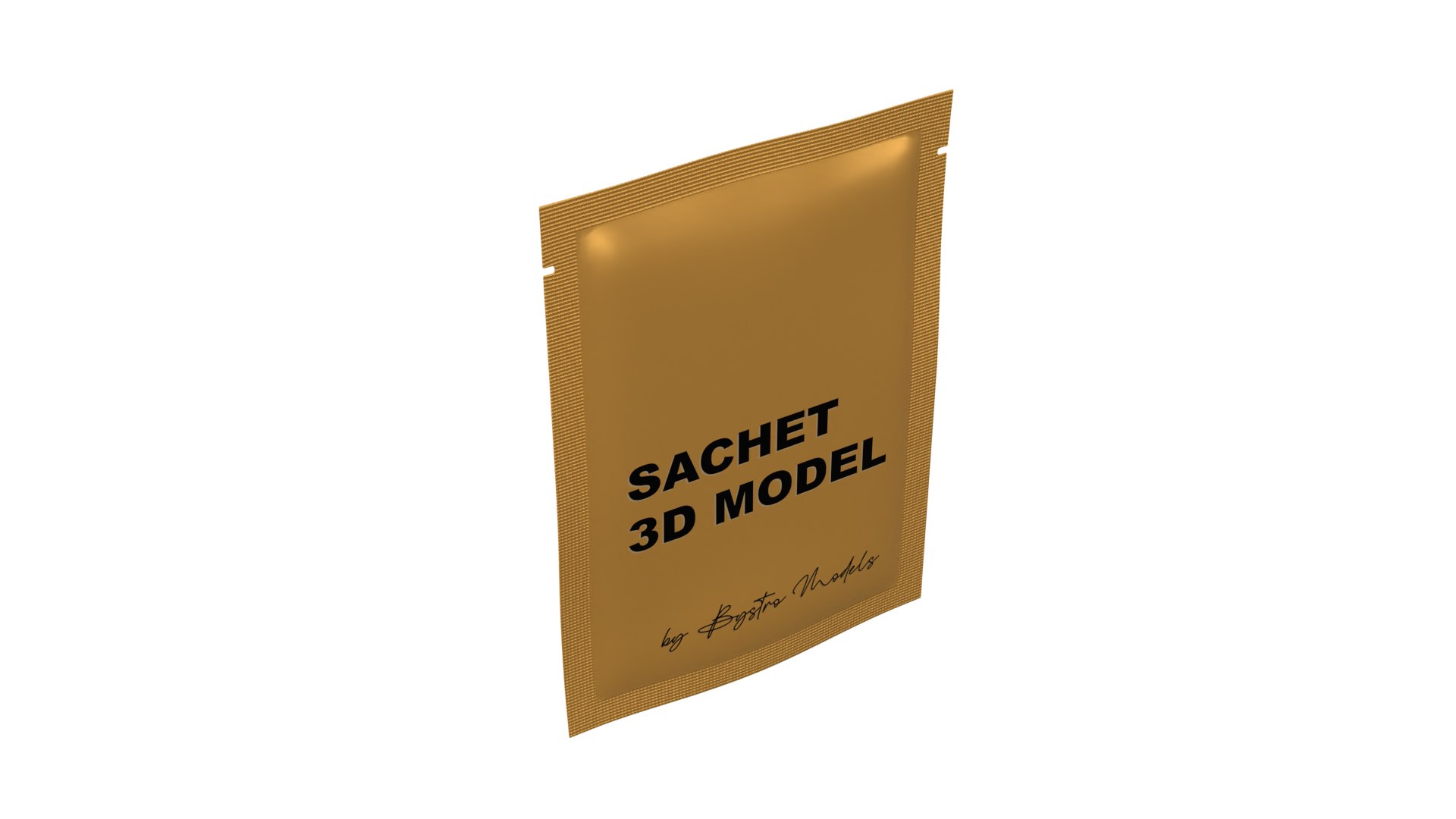 3D Model Sachet 2 - TurboSquid 2276273