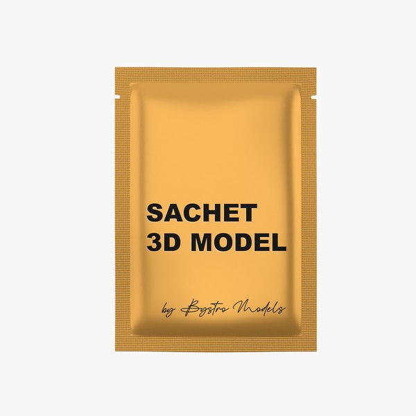 3D Sachet Models | TurboSquid