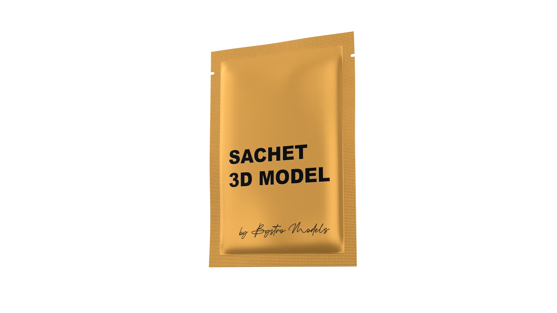 3D Model Sachet 2 - TurboSquid 2276273
