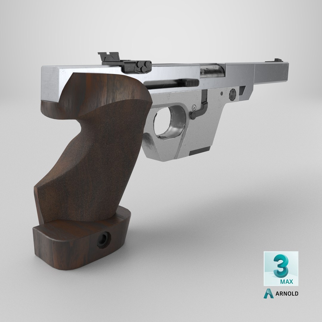 Walther Waffenfabrik GSP 3D Model - TurboSquid 2366759