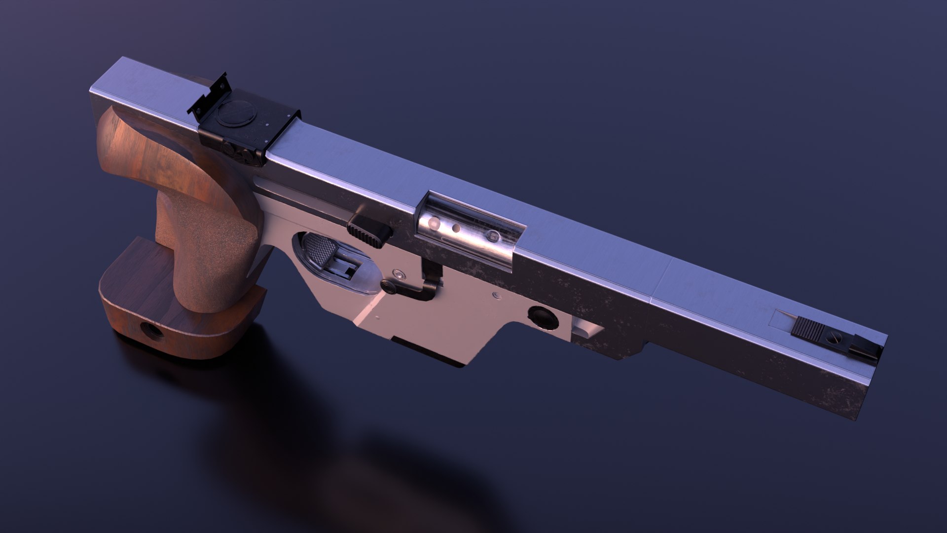 Walther Waffenfabrik GSP 3D Model - TurboSquid 2366759