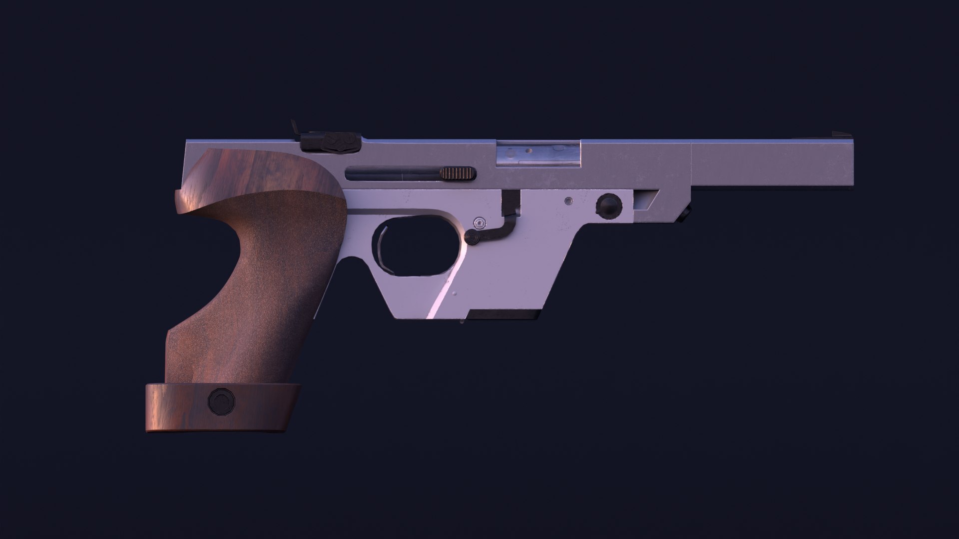 Walther Waffenfabrik GSP 3D Model - TurboSquid 2366759