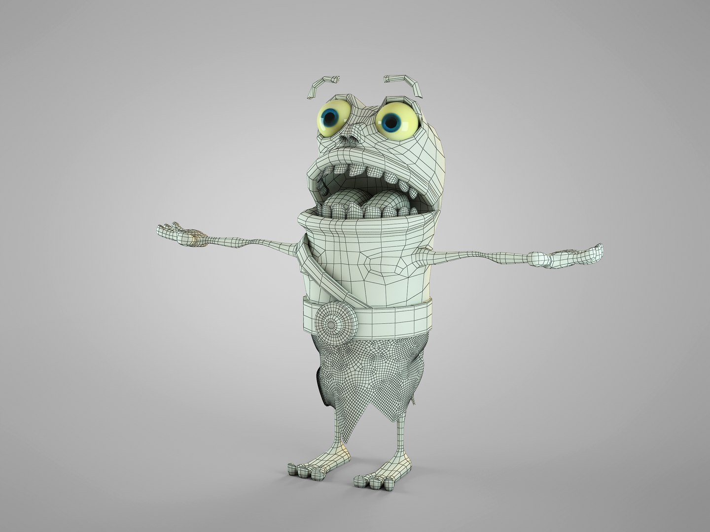 3d Monster Model