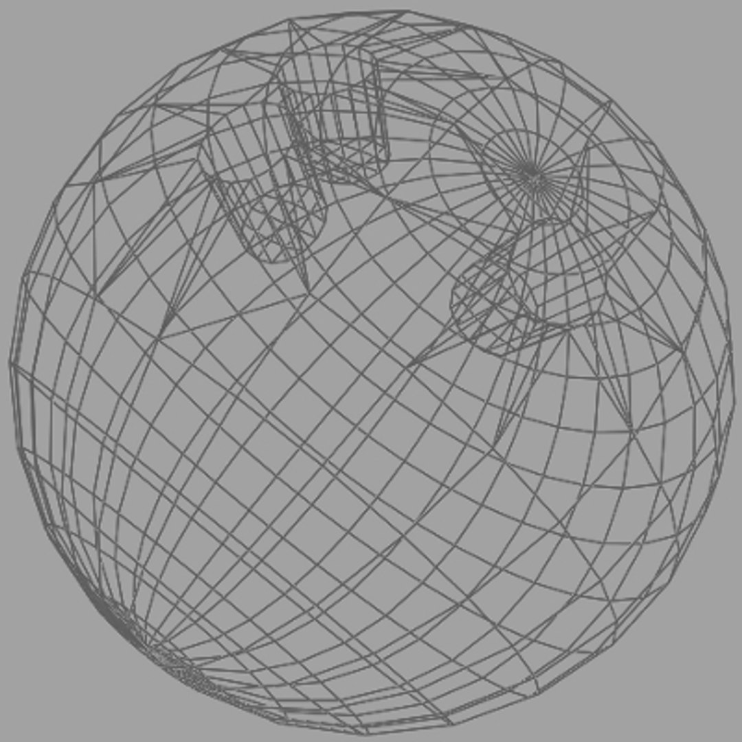 3d Model 8 Bowling Balls Polygons