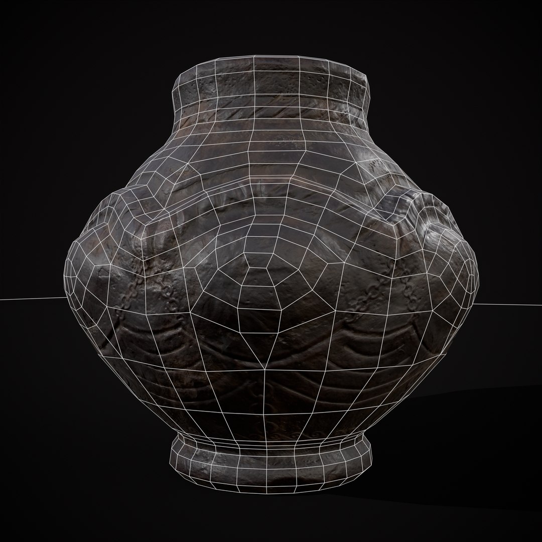 3D Sculpted Five Pottery Set Model - TurboSquid 2158901