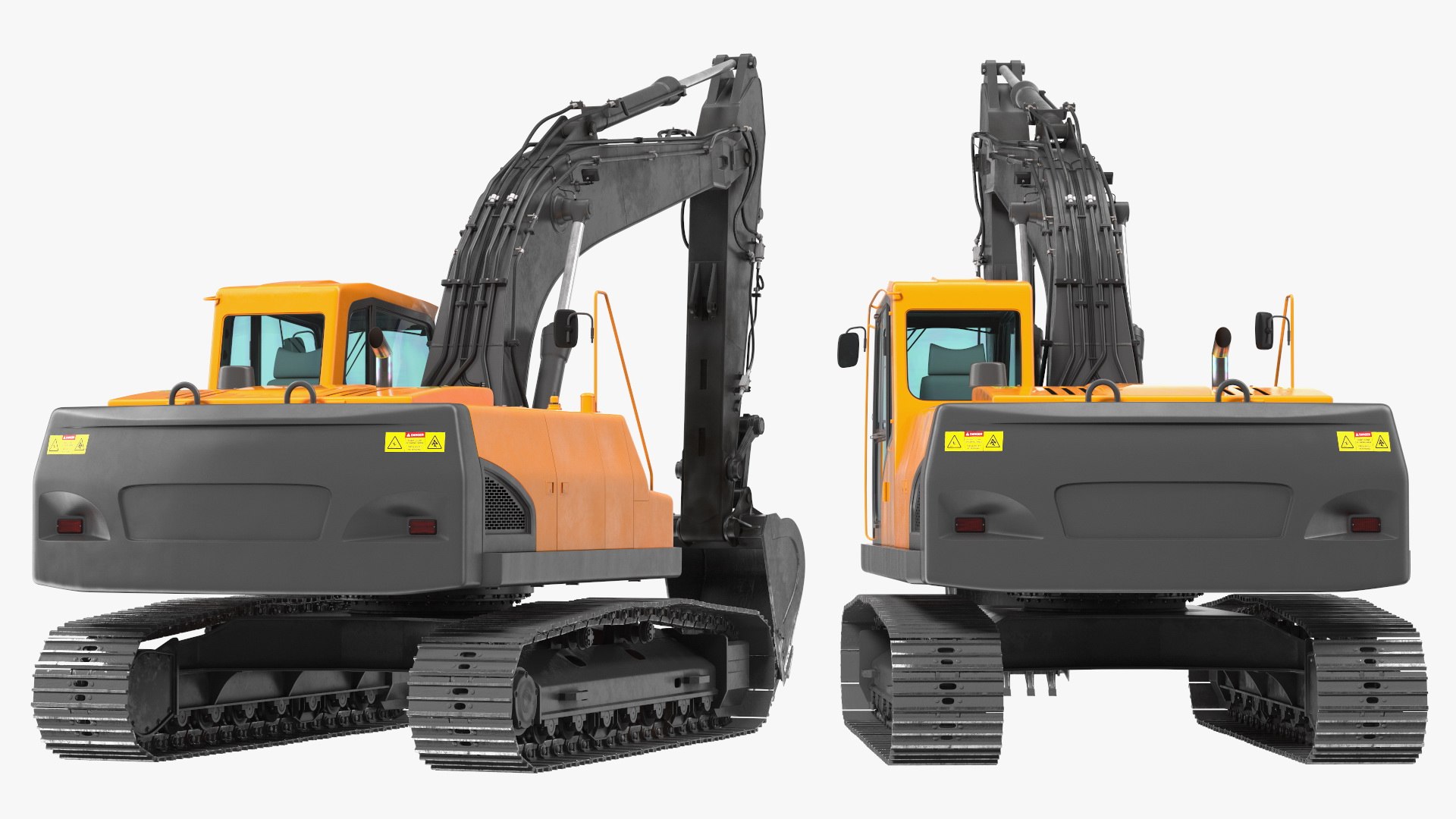 3D model Hydraulic Tracked Medium Excavator - TurboSquid 2132271