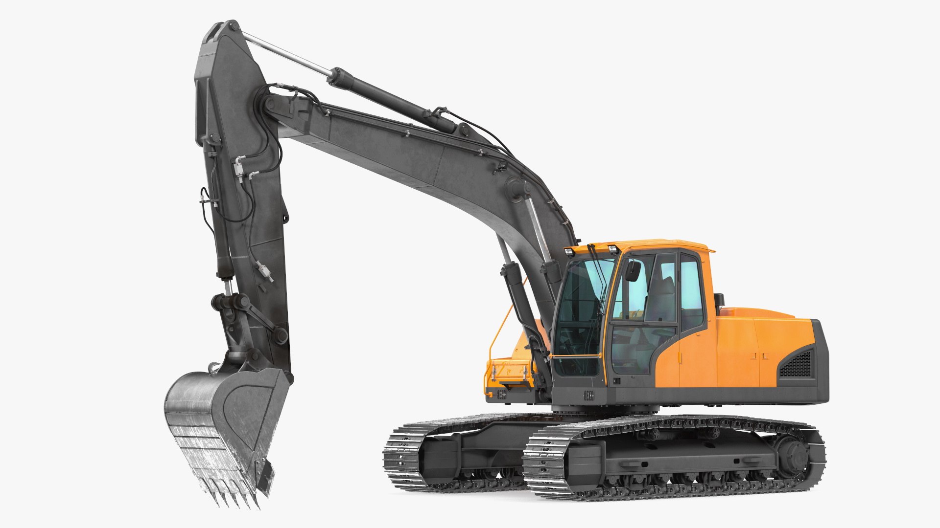 3D model Hydraulic Tracked Medium Excavator - TurboSquid 2132271