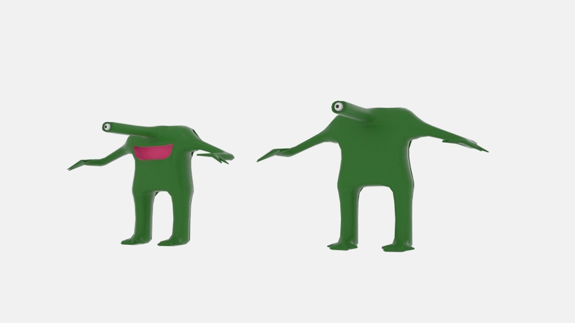 Alien Eye Long Neck 3ds