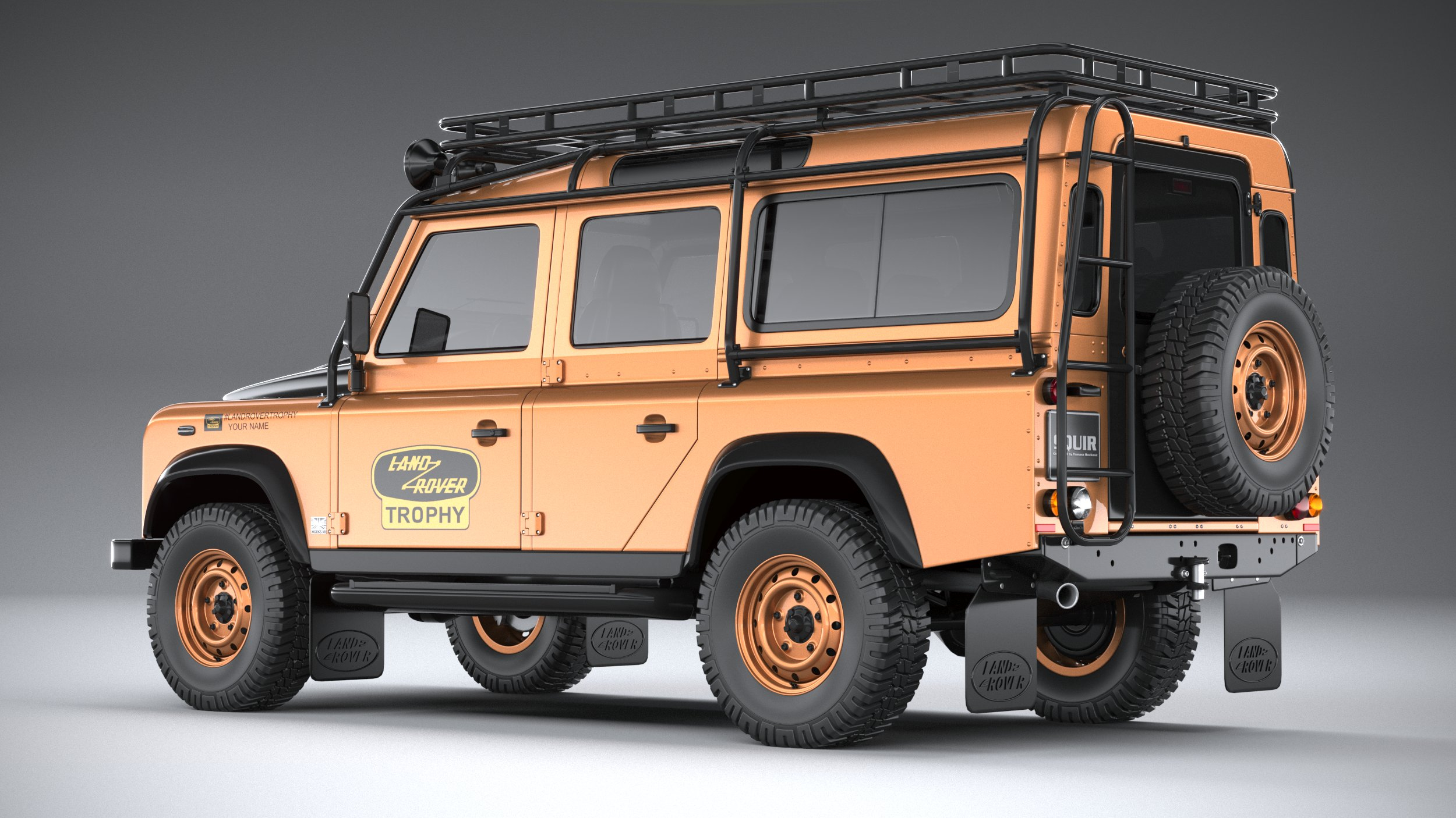 3D land rover defender model - TurboSquid 1700184