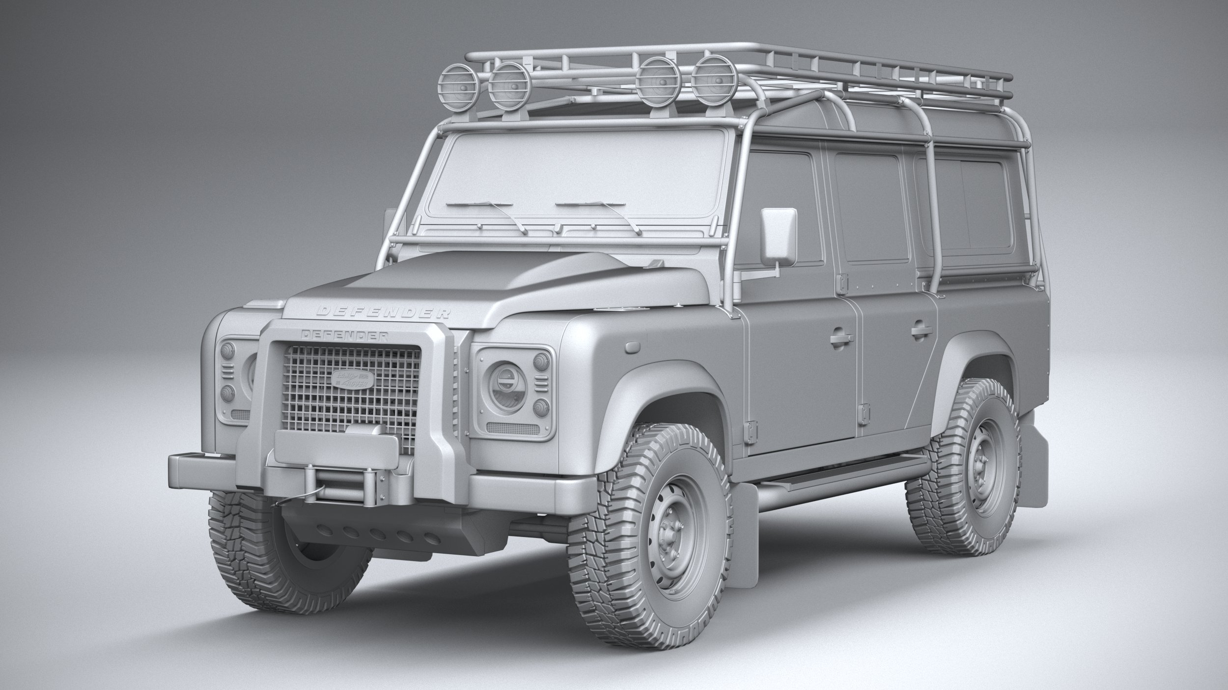 3D land rover defender model - TurboSquid 1700184