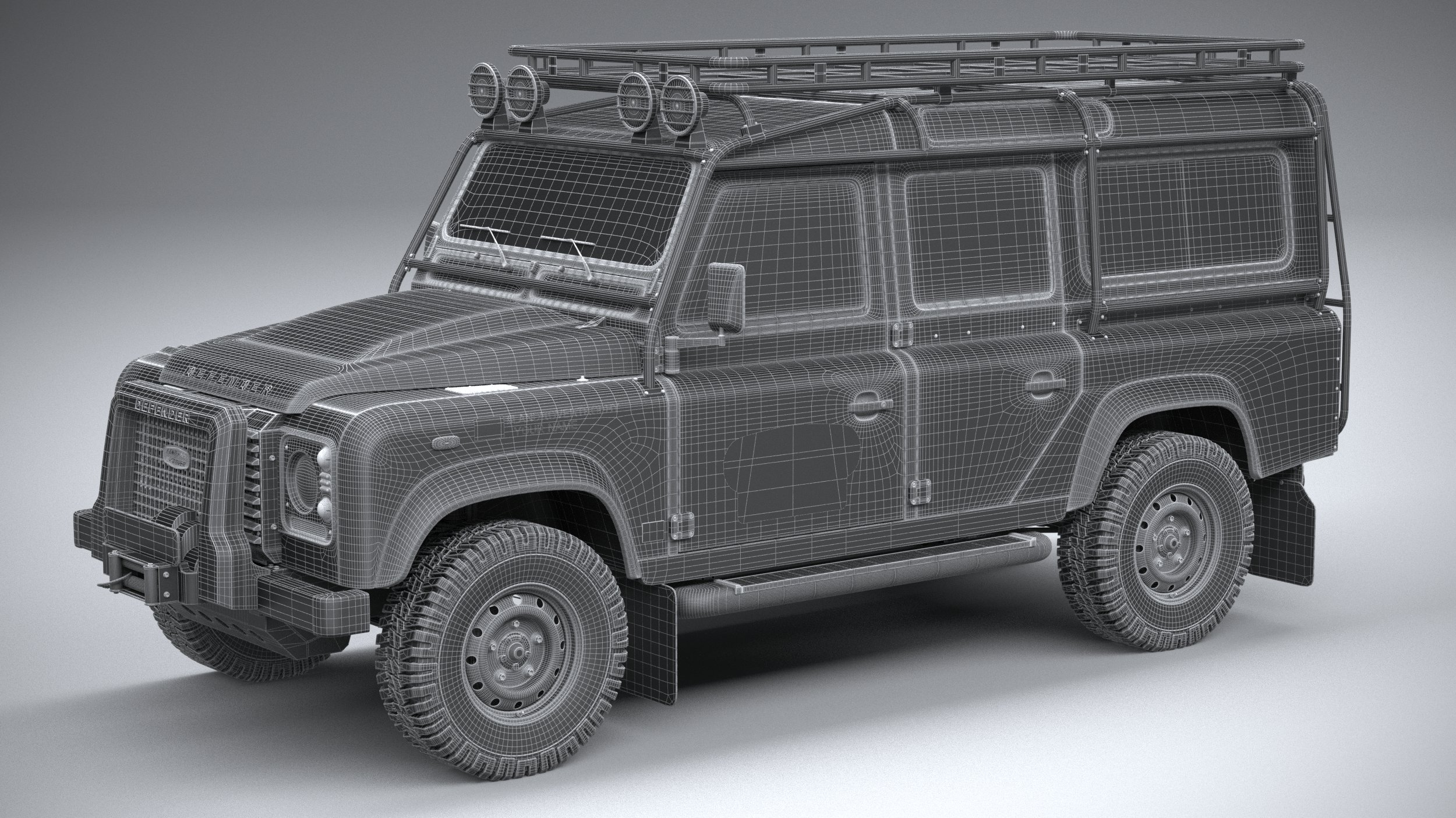 3D land rover defender model - TurboSquid 1700184