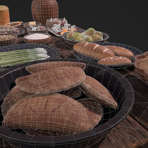 3D Medieval Picnic - TurboSquid 1777059