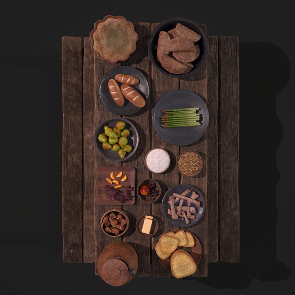3D Medieval Picnic - TurboSquid 1777059