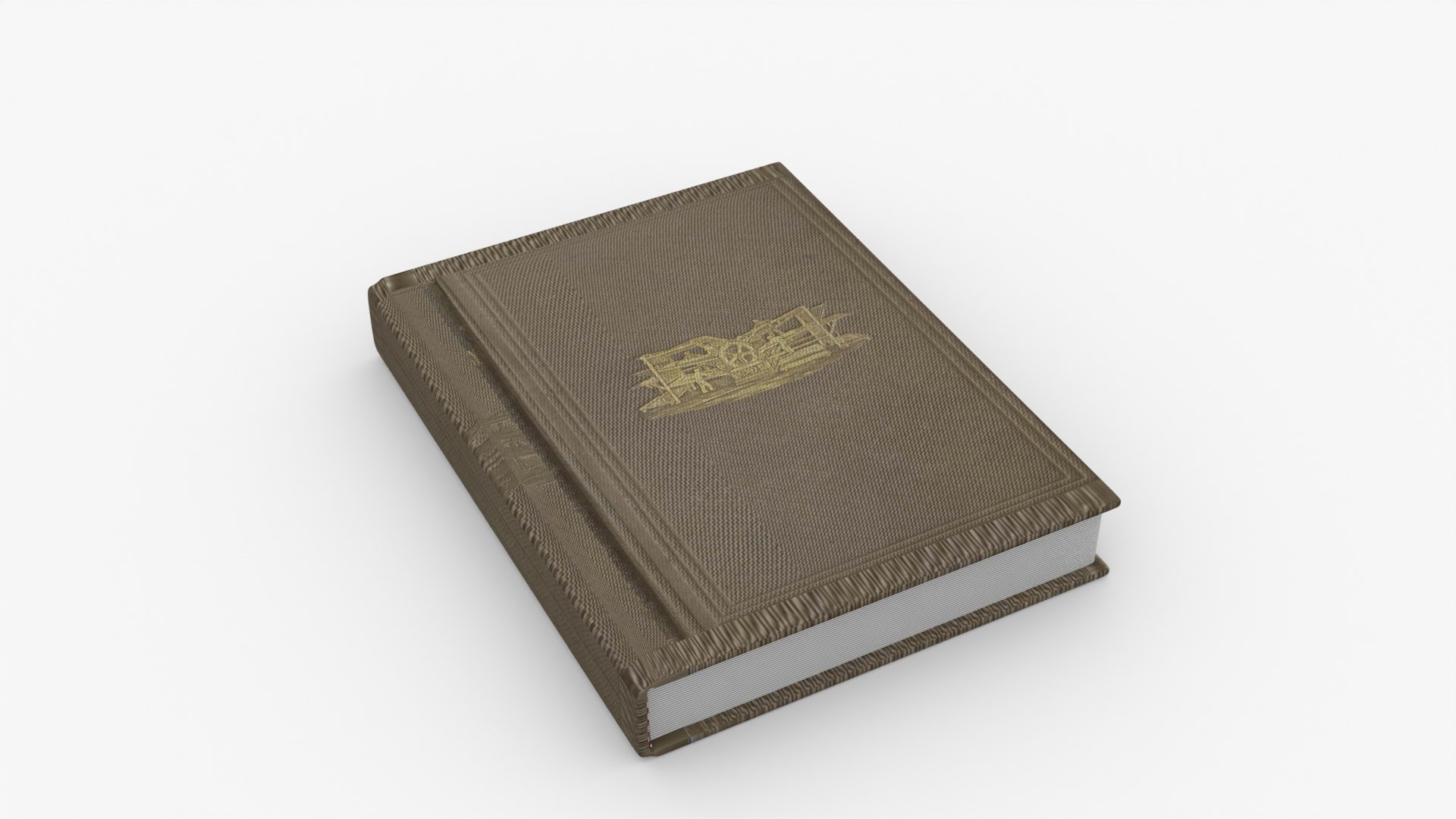 Old Cover Book Rigged And Animated 3D Model - TurboSquid 2133173