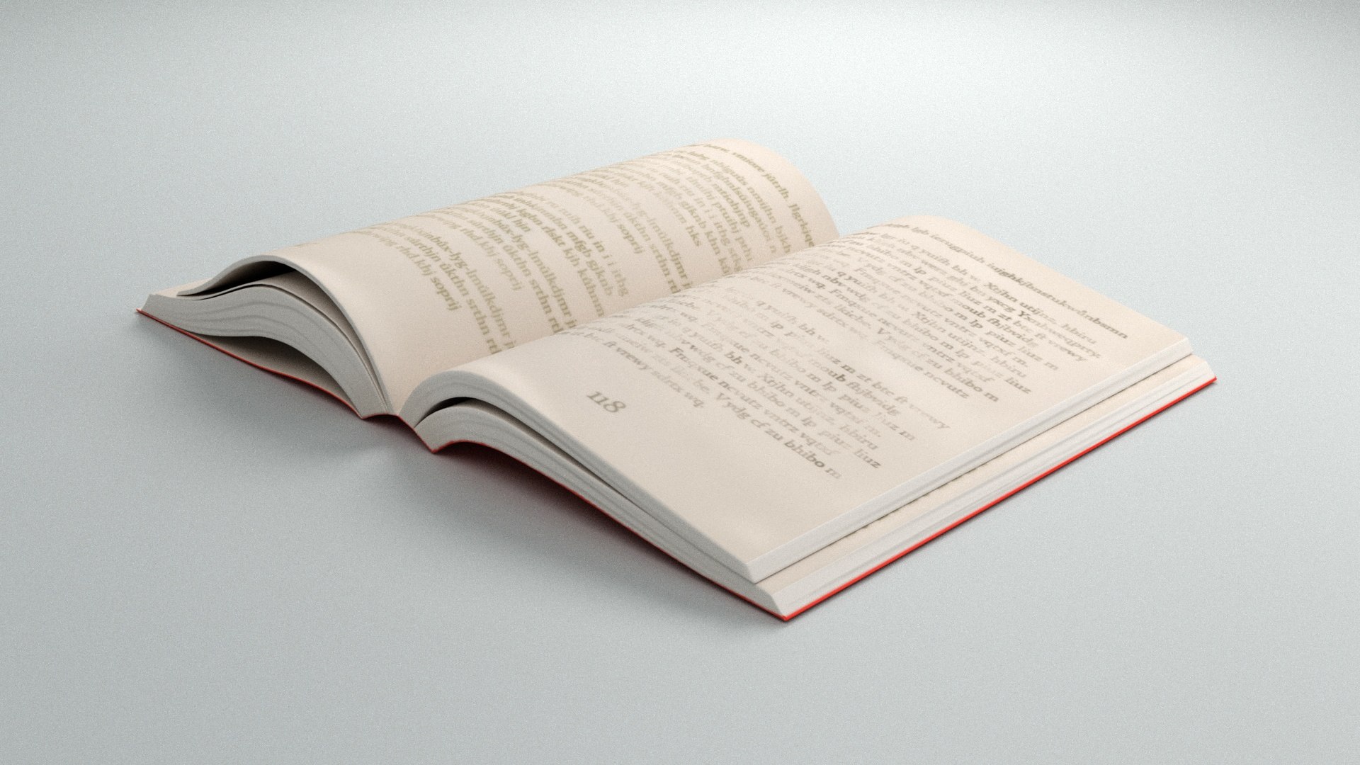 3D Open Book Model - TurboSquid 1443418