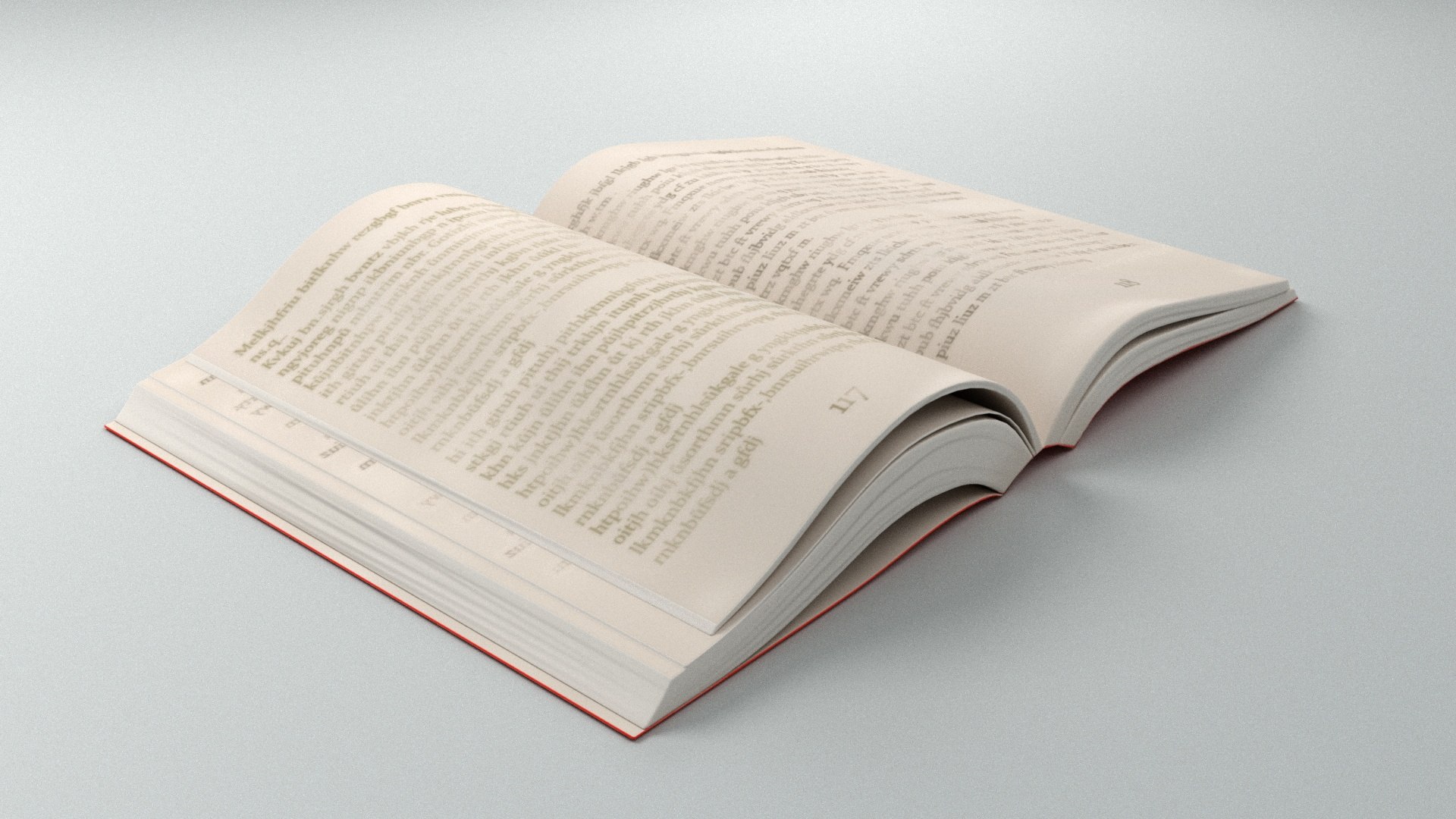 3D Open Book Model - TurboSquid 1443418