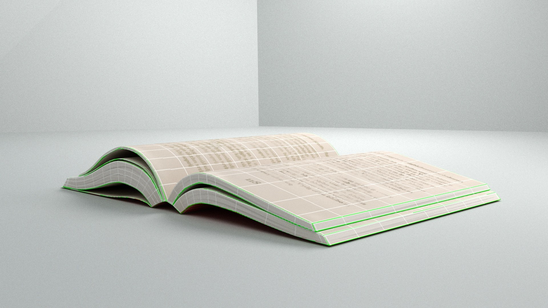 3D Open Book Model - TurboSquid 1443418