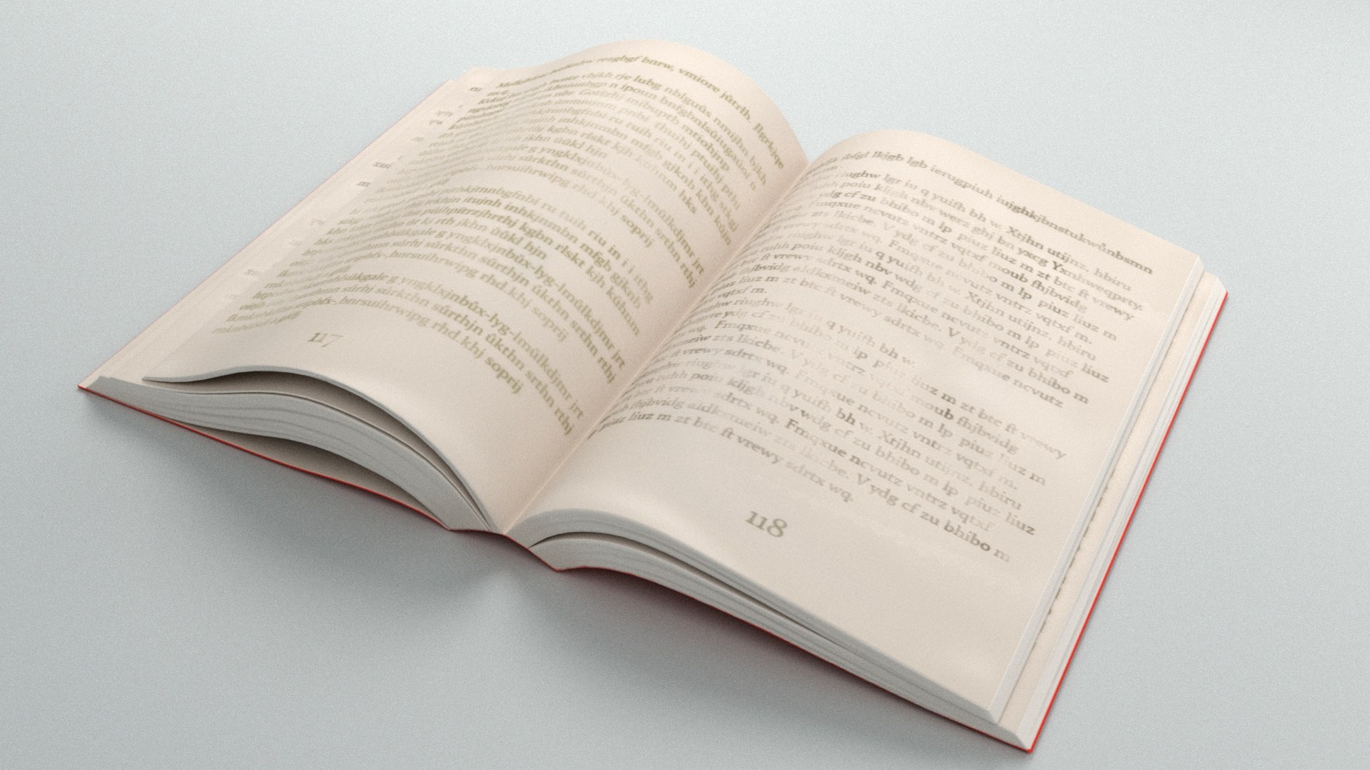 3D Open Book Model - TurboSquid 1443418