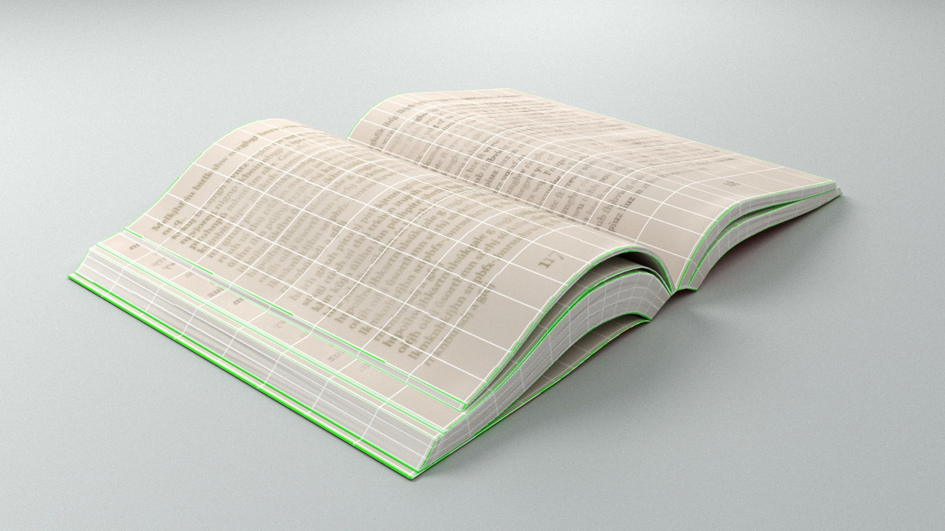 3D Open Book Model - TurboSquid 1443418