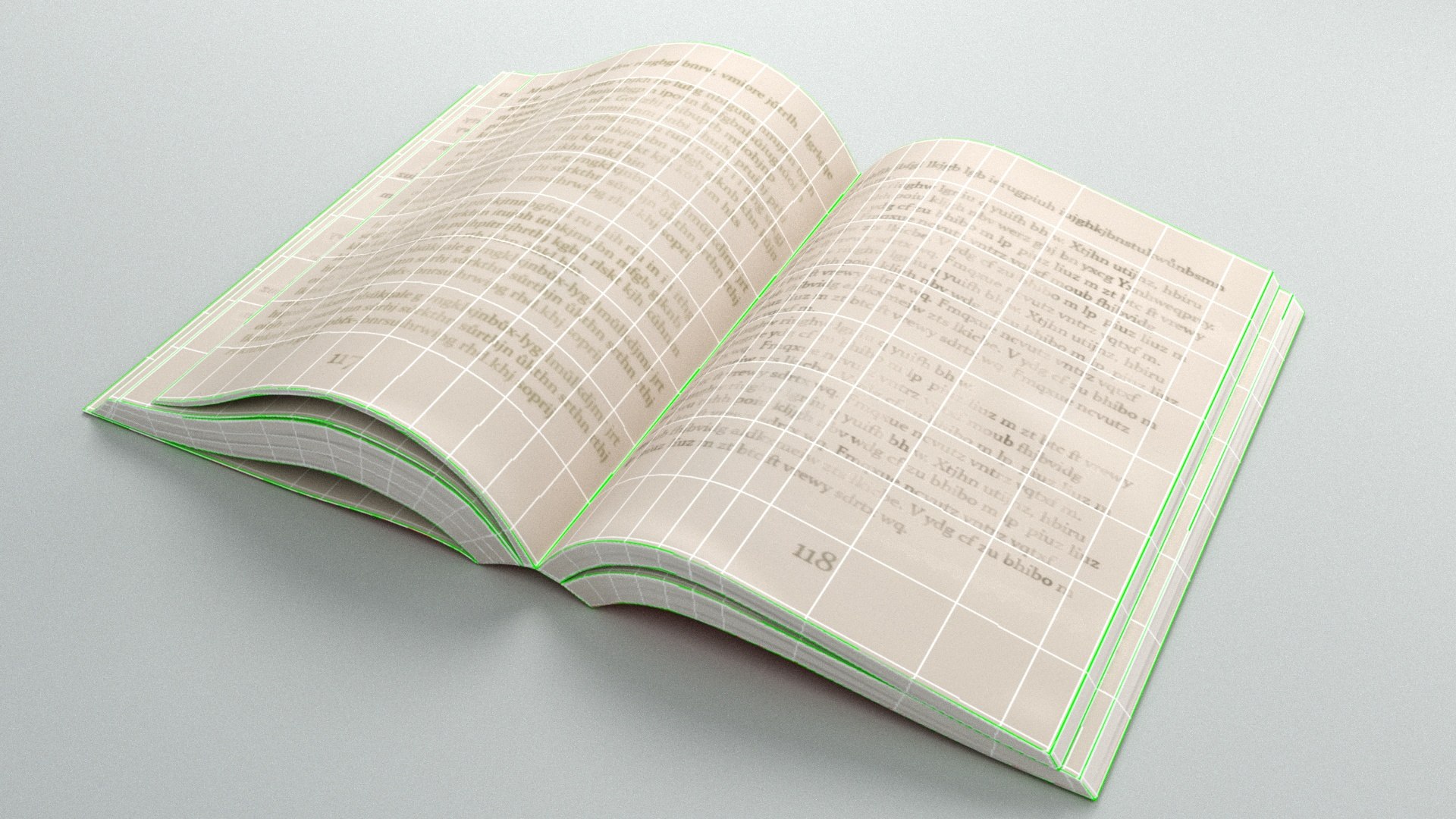 3D Open Book Model - TurboSquid 1443418