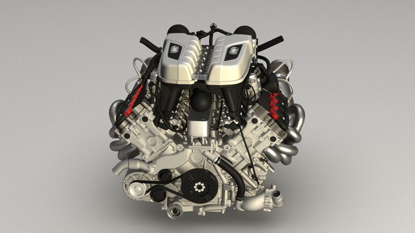 AUDI R8 V10 FSI engine3Dモデル - TurboSquid 2087058