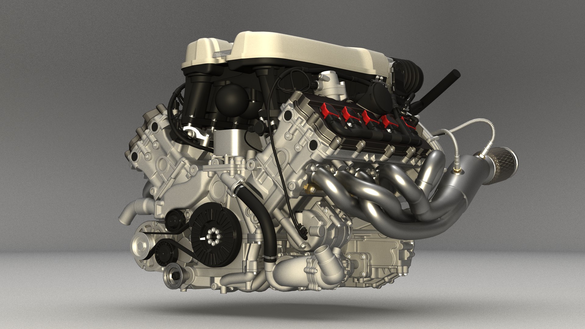 3D AUDI R8 V10 FSI Engine Model - TurboSquid 2087058