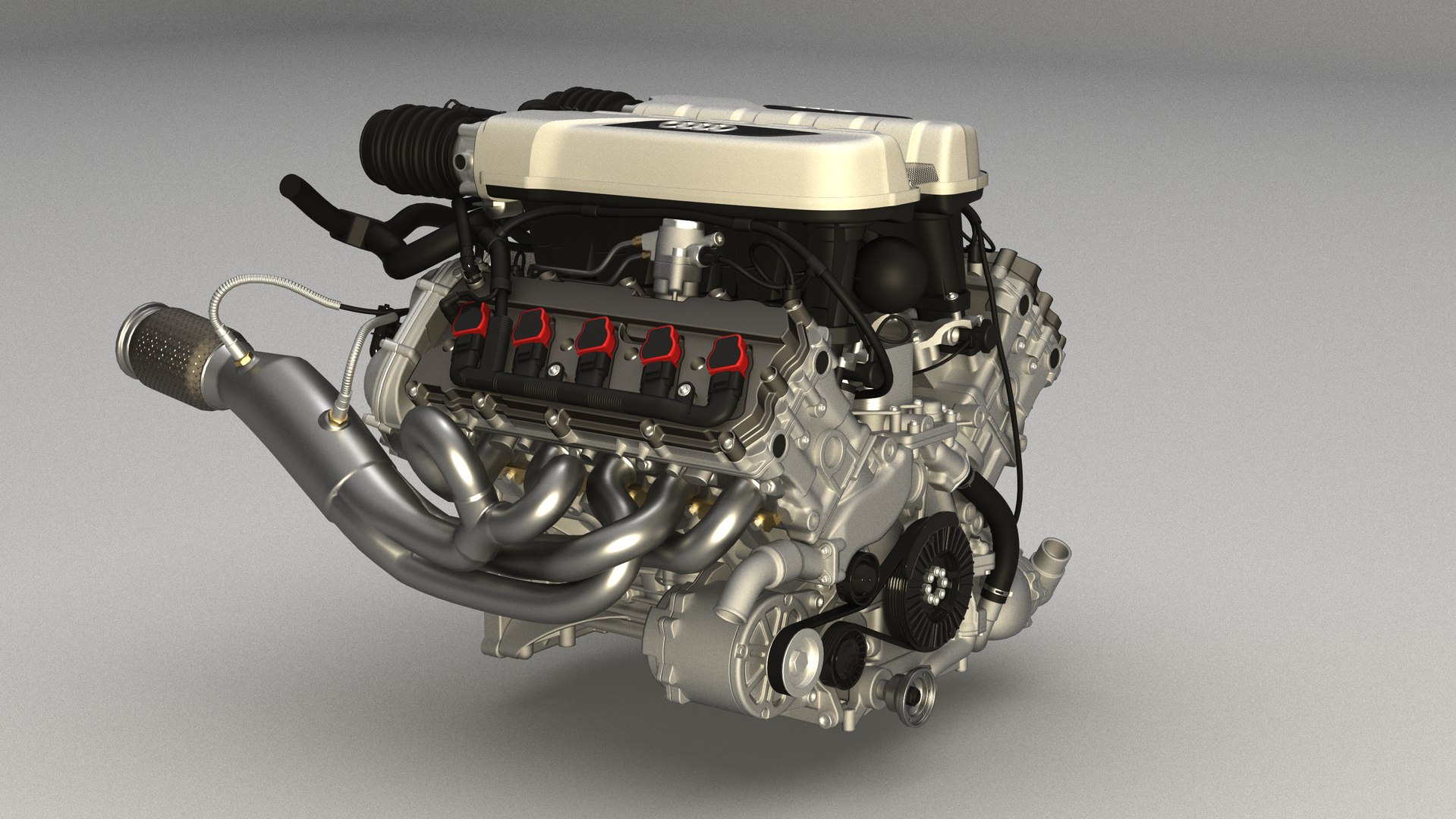 3D AUDI R8 V10 FSI Engine Model - TurboSquid 2087058