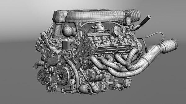 AUDI R8 V10 FSI engine3Dモデル - TurboSquid 2087058