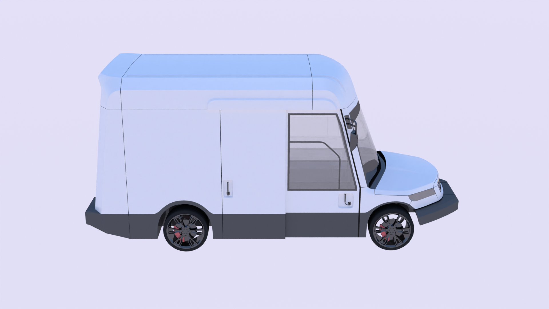 Delivery Van And Drone II 3D Model - TurboSquid 2266792