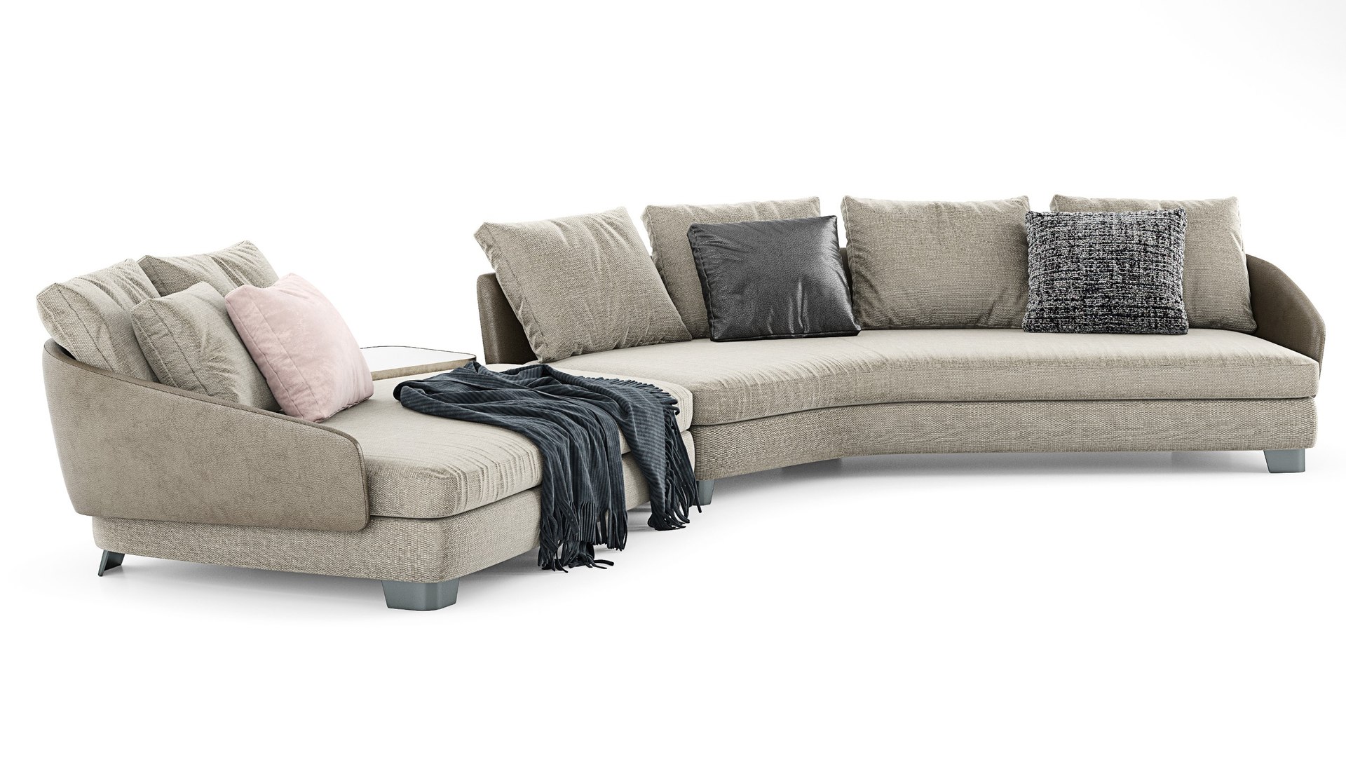 Minotti Lawson Sofa 3D Model - TurboSquid 1603902