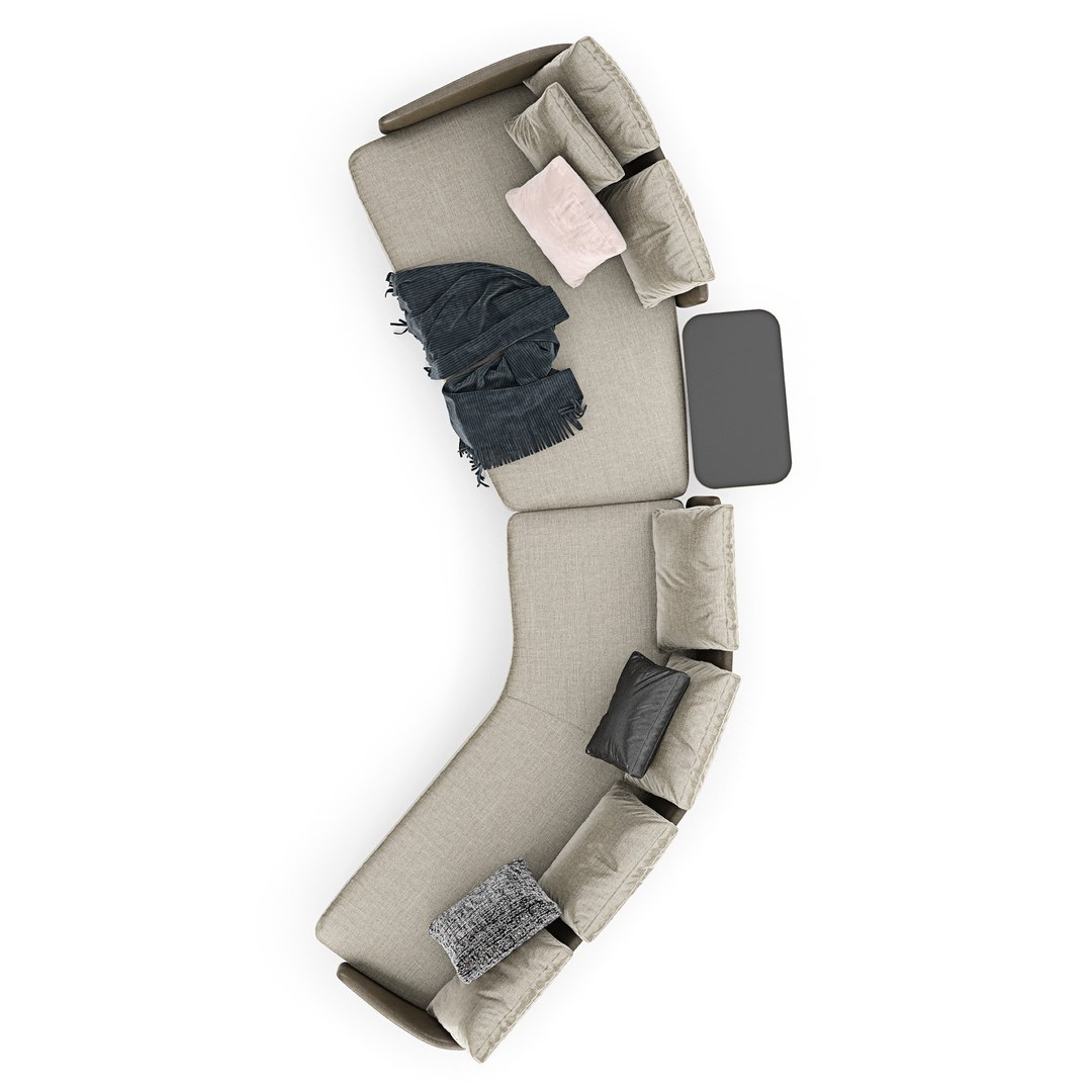 Minotti Lawson Sofa 3D Model - TurboSquid 1603902